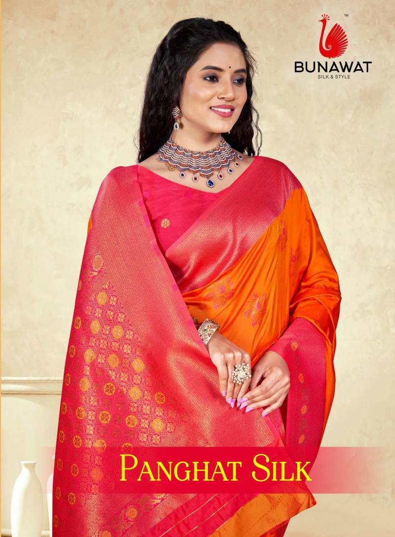 Bunawat Panghat Silk Traditional Wear Fancy Silk Saree Collection ...